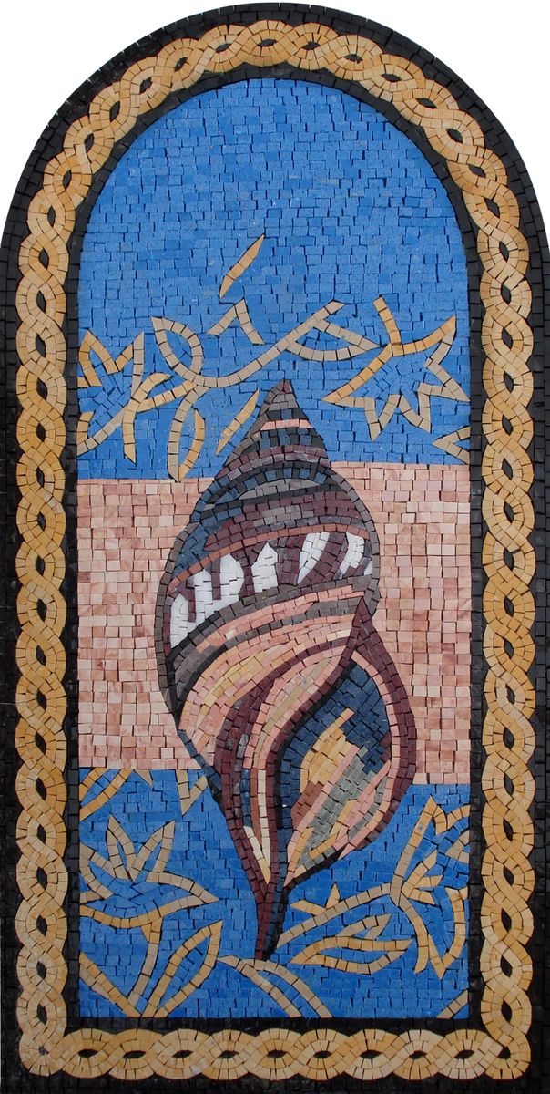 Seashell Mosaic - Mosaic Natural