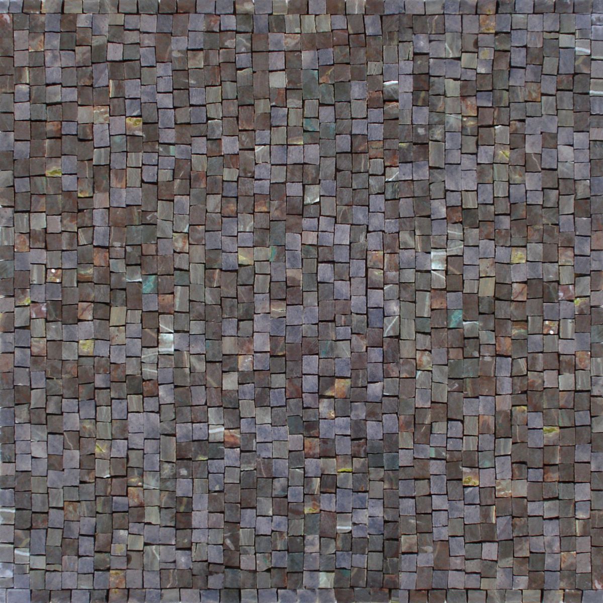 Grey and Mauve Stone Mosaic Tile - Mosaic Natural