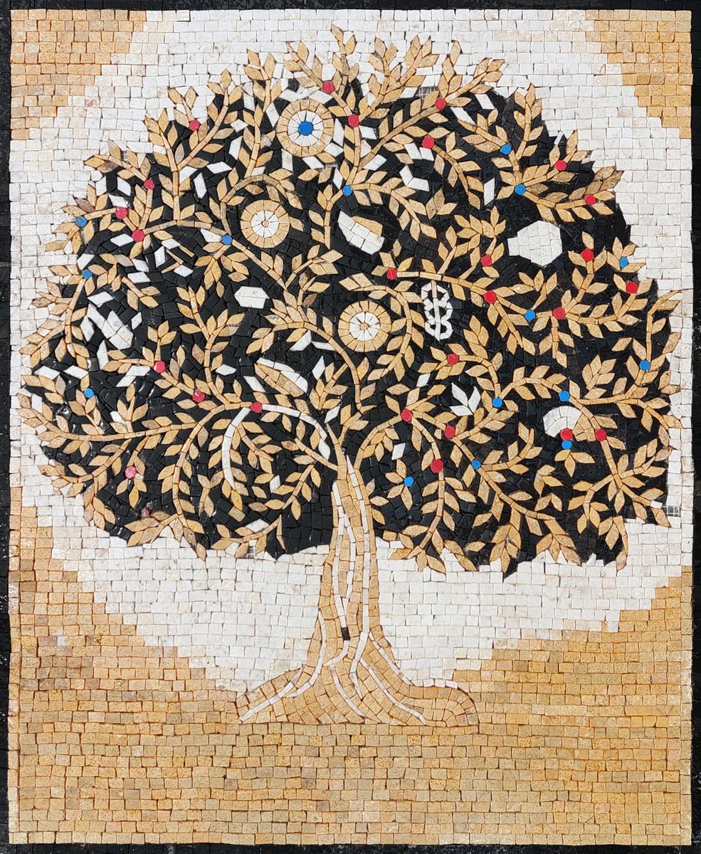 Tree of Life Inspired Mosaic - Mosaic Natural