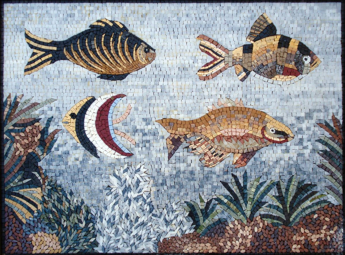 River Fish Mosaic | Mosaic Natural