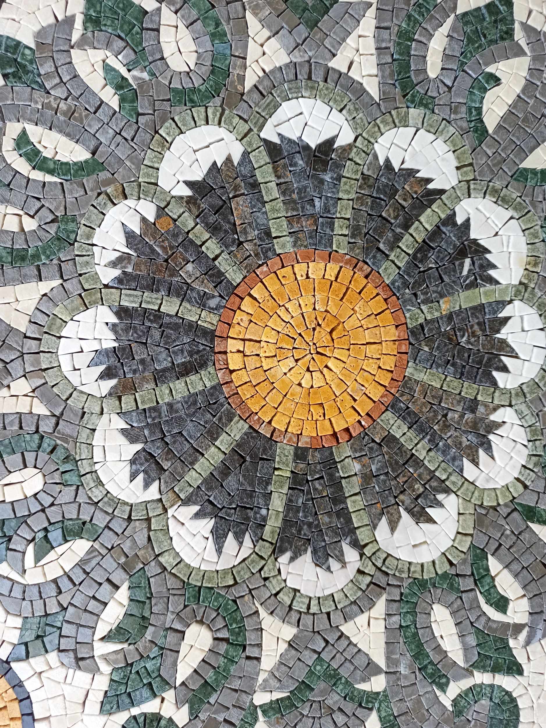 Sunflower Mosaic Tiles Kits Sunflower Pattern Mosaic | Mosaic Natural