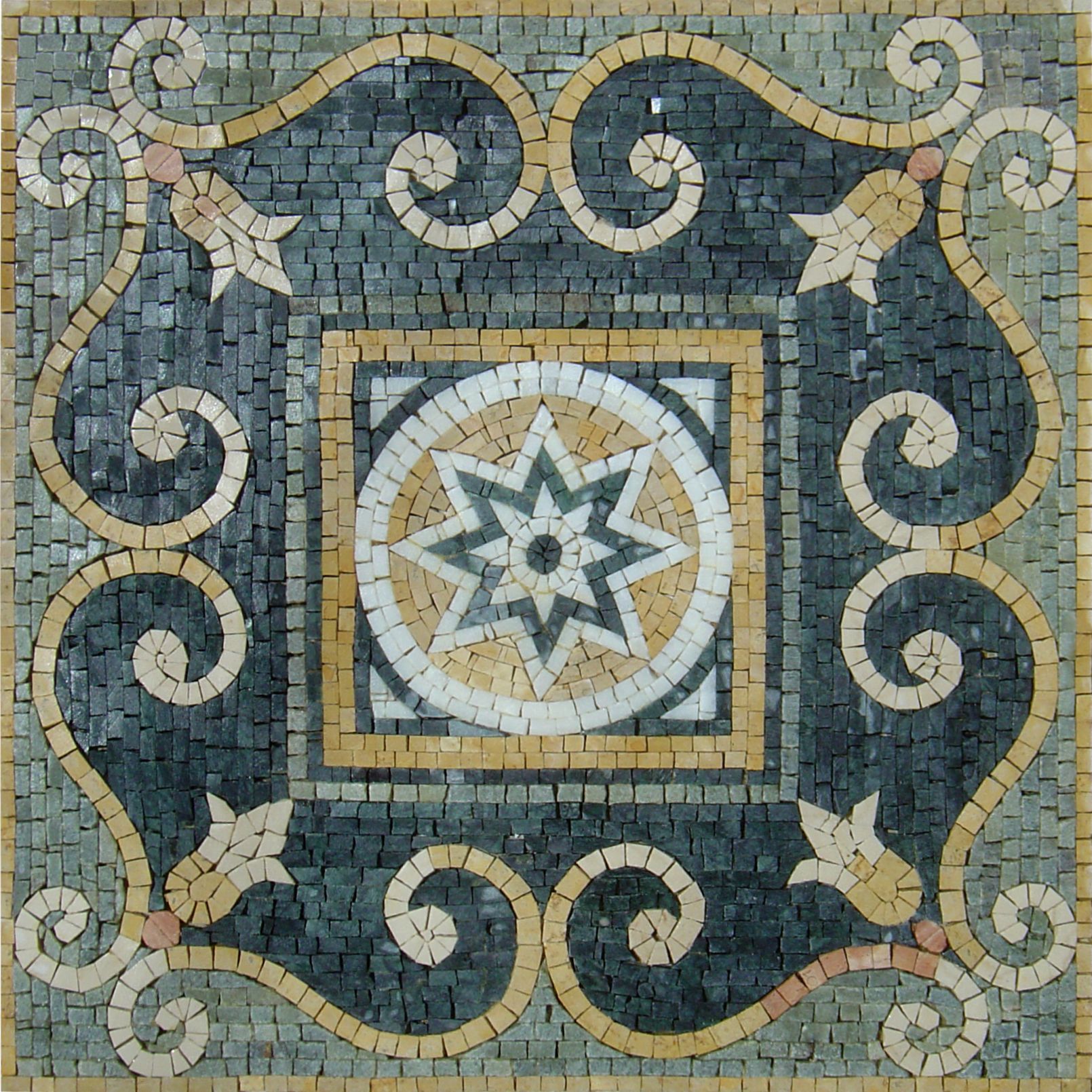 Böhmisches Muster Mosaik | Mosaic Natural