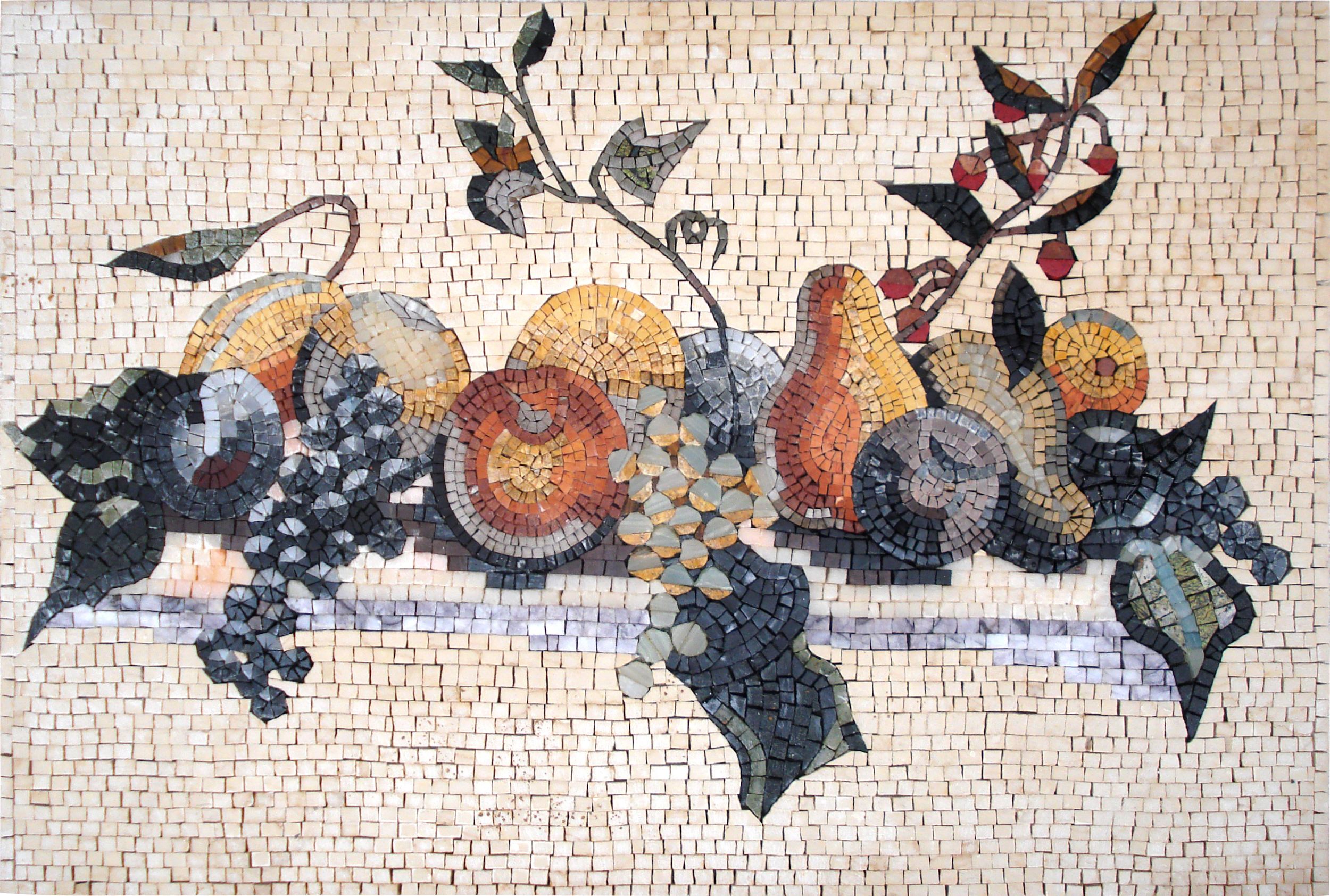 Spread of Fruits Mosaic | Mosaic Natural