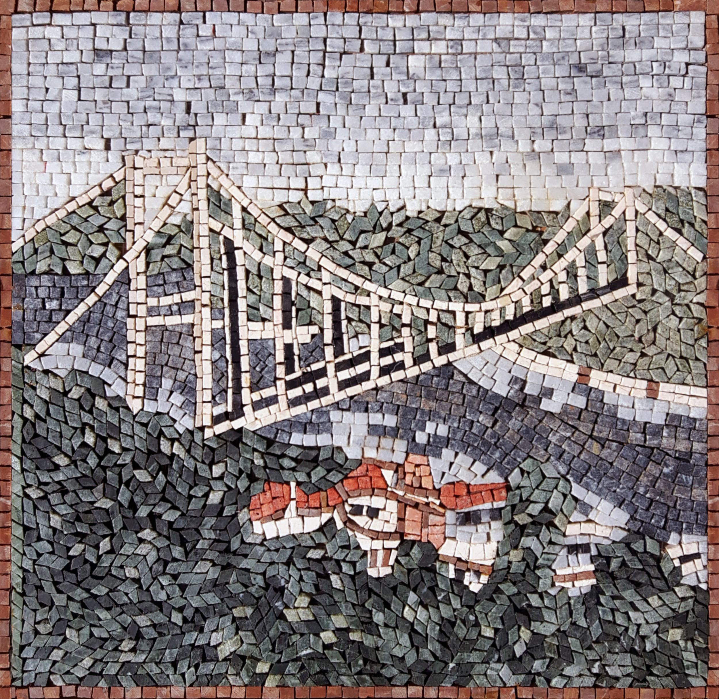 Bridge Landscape Mosaic | Mosaic Natural